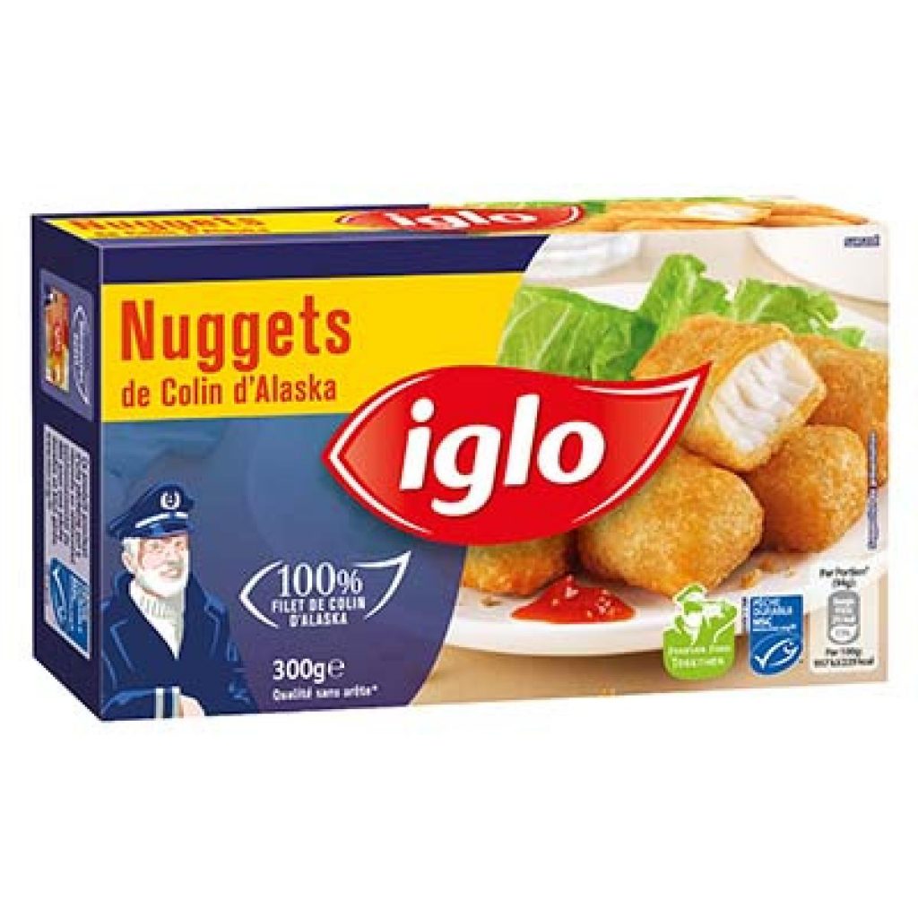 NUGGET POISSON 300G IGLO - Boutique CABF