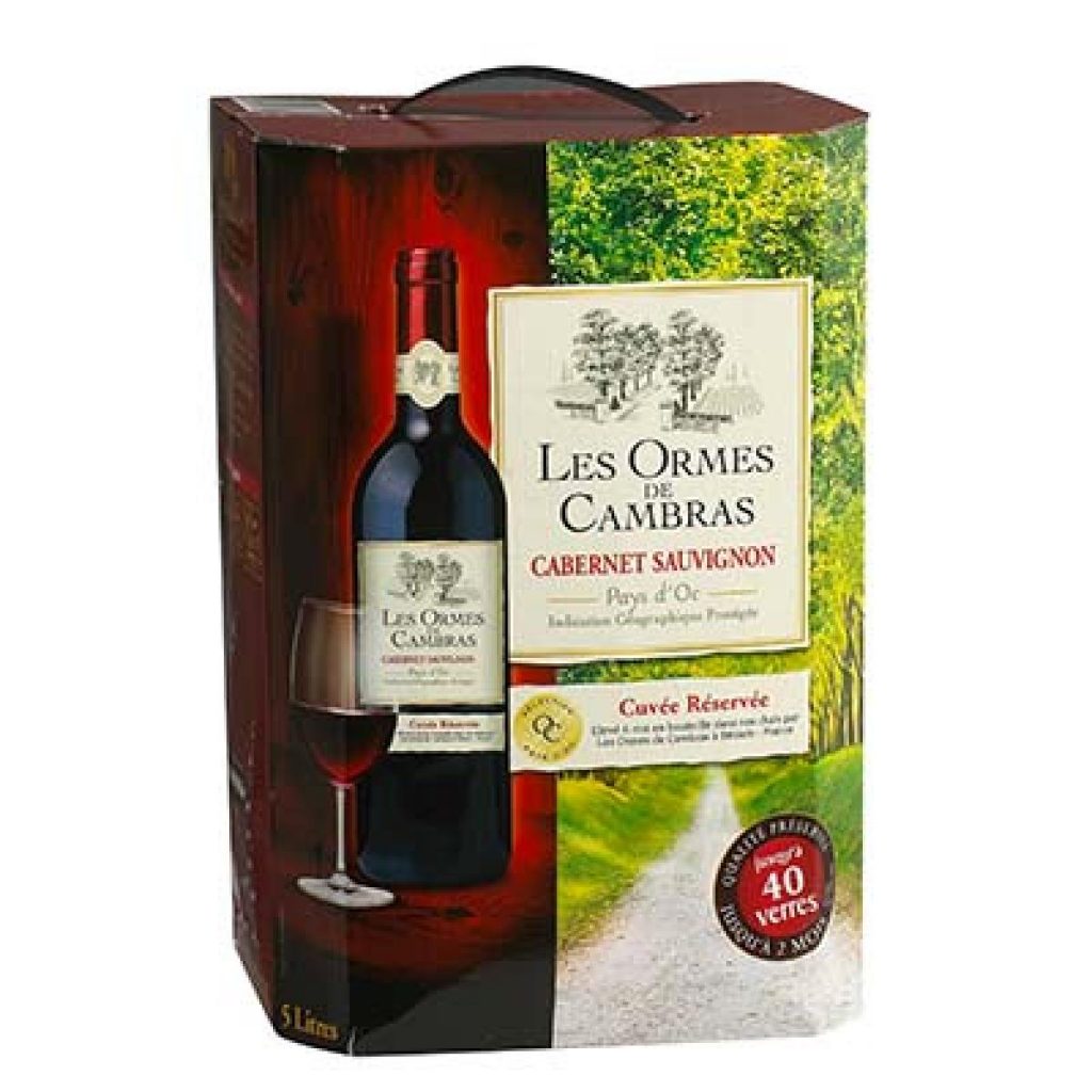 BIB VIN PAYS CABERNET 5L - Boutique CABF