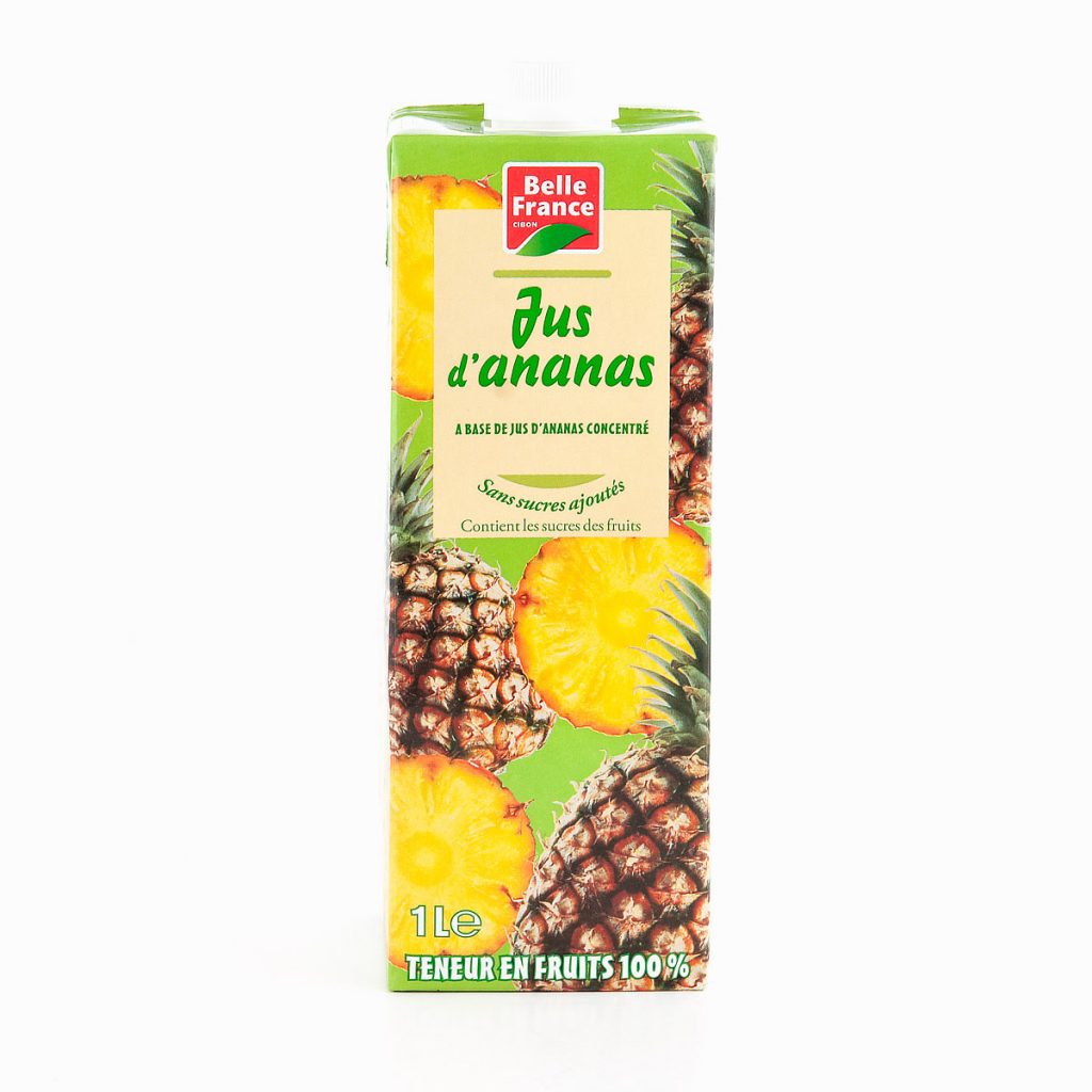 BRIQUE 1L JUS D'ANANAS BELLE FRANCE - Boutique CABF