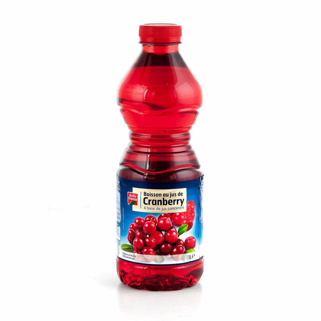 BOUTEILLE 1L JUS DE CRANBERRY BELLE FRANCE - Boutique CABF