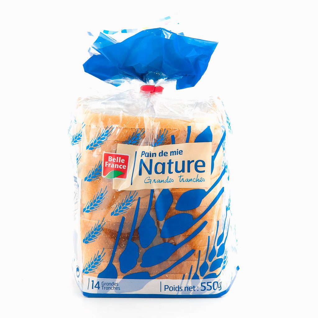 PAIN NATURE GRANDE TRANCHES 550G BELLE FRANCE - Boutique CABF