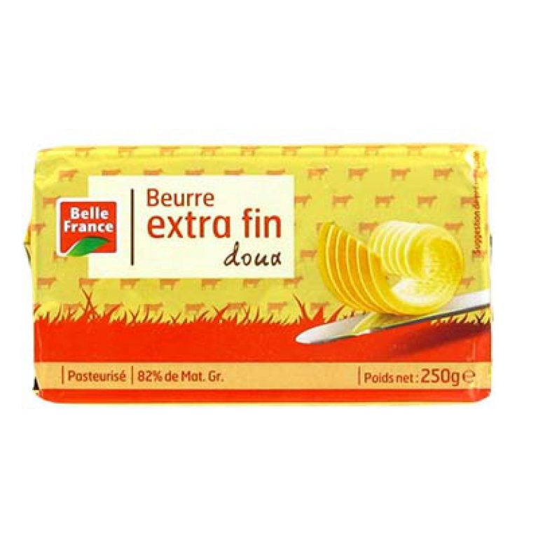 BEURRE DOUX 250G 60%MG. - Boutique CABF